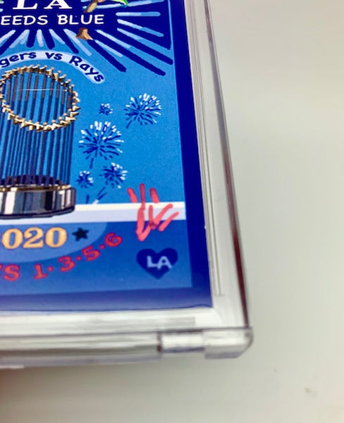 Dodgers 2020 WS Card – Unforgettaballs®