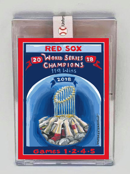 Red Sox 2018 WS Card – Unforgettaballs®