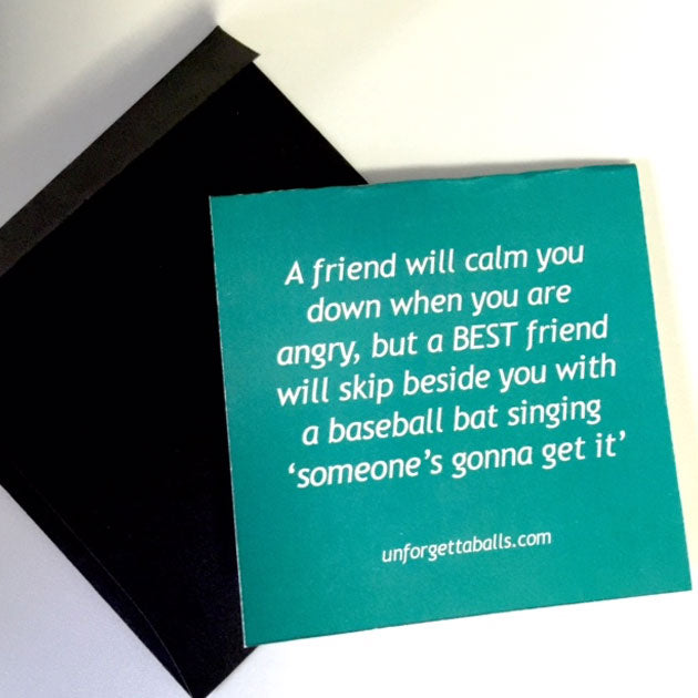 Mini Quote Card – Unforgettaballs®