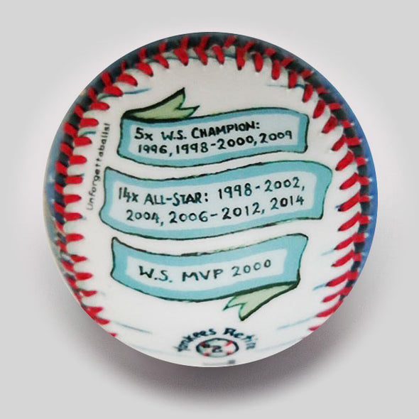 Commemorative Baseball: The Captain HOF 2020 – Unforgettaballs®