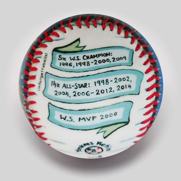 Commemorative Baseball: The Captain HOF 2020 – Unforgettaballs®