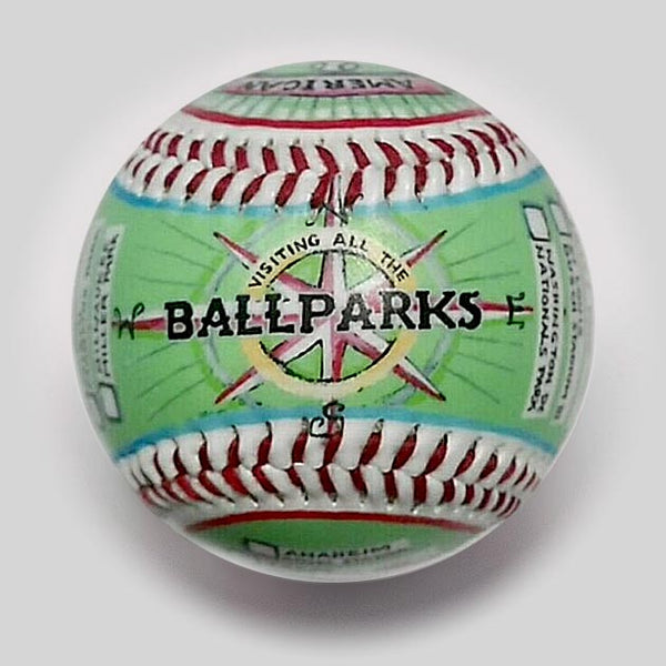Visiting All Ballparks (Current) Commemorative Baseball – Unforgettaballs®